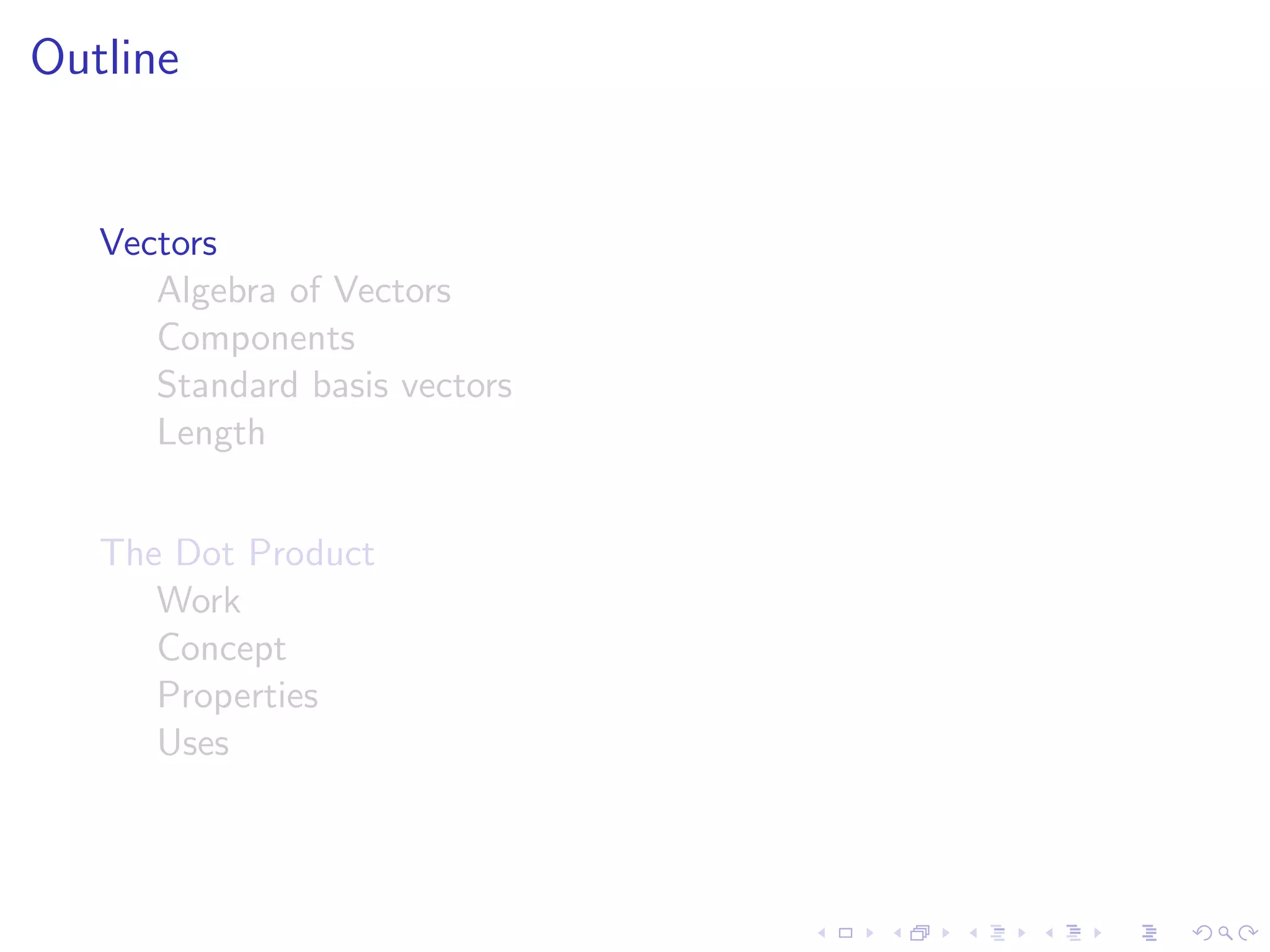 Lesson 2: Vectors and the Dot Product | PDF