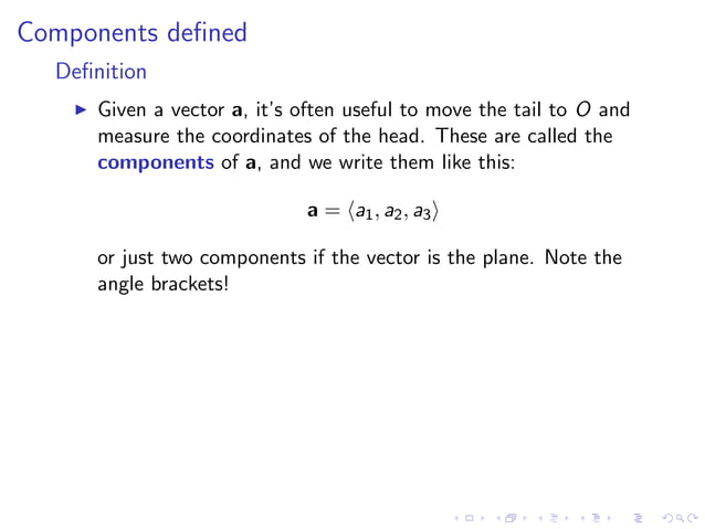 Lesson 2: Vectors and the Dot Product | PDF | Physics | Science
