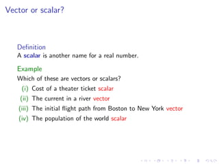 Lesson 2: Vectors and the Dot Product | PDF