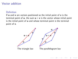Lesson 2: Vectors and the Dot Product | PDF