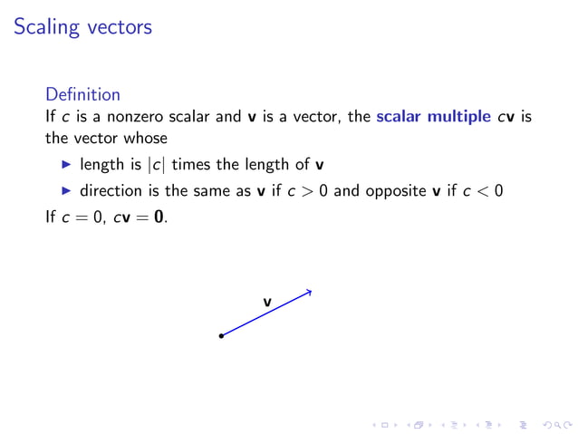 Lesson 2: Vectors and the Dot Product