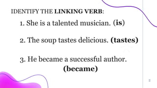 LESSON 2: VERB, PART OF SPEECH, TYPES OF VERBS | PPT