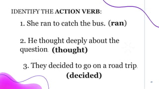 LESSON 2: VERB, PART OF SPEECH, TYPES OF VERBS | PPT