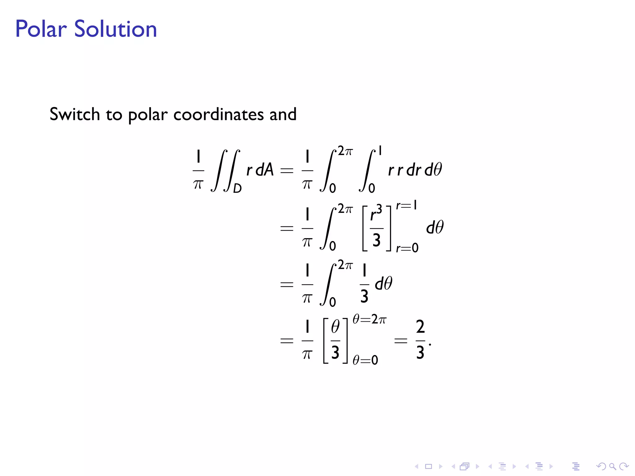 Lesson 20: Integration in Polar Coordinates | PDF | Geography | Science
