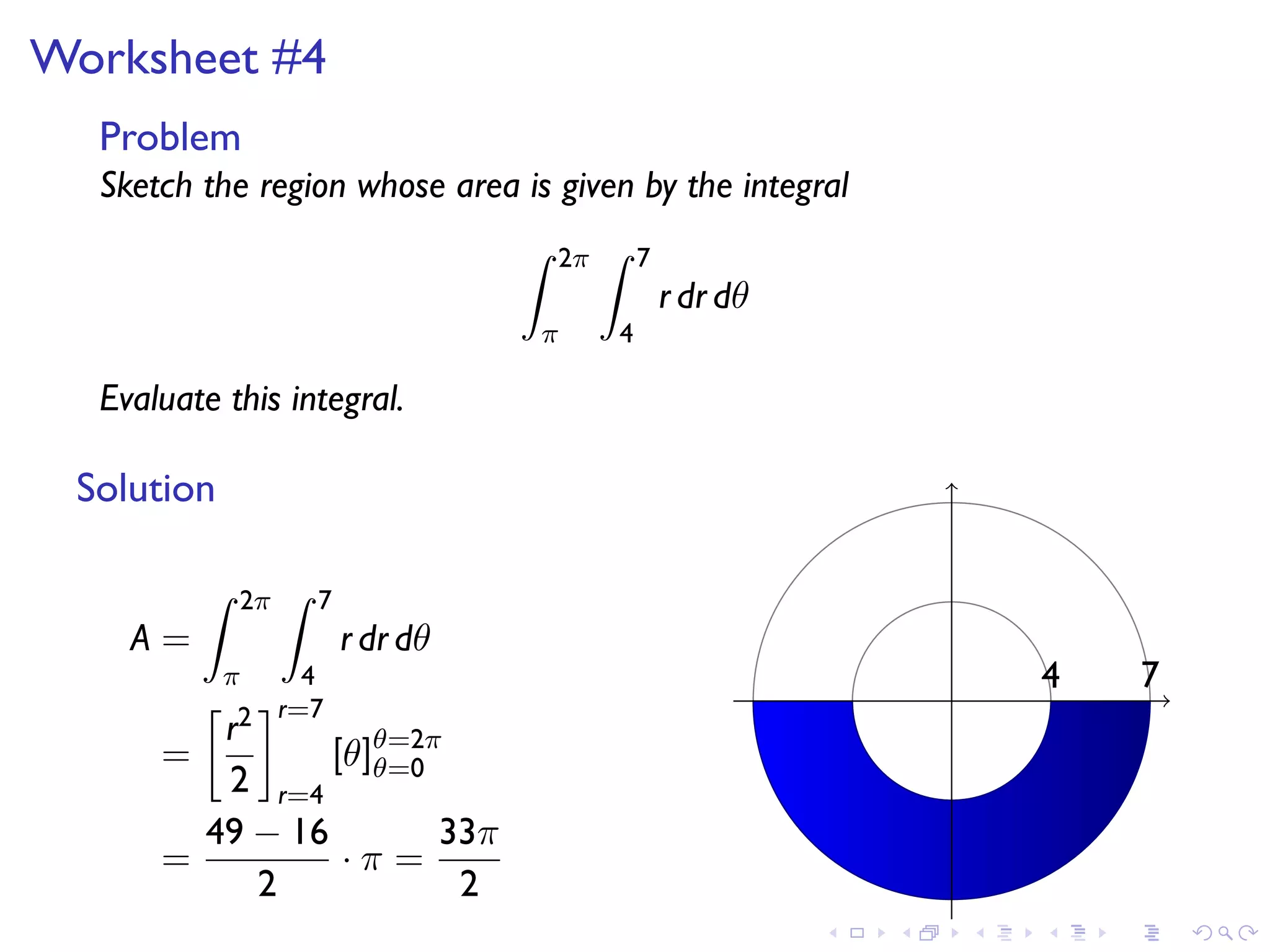 Lesson 20: Integration in Polar Coordinates | PDF | Geography | Science
