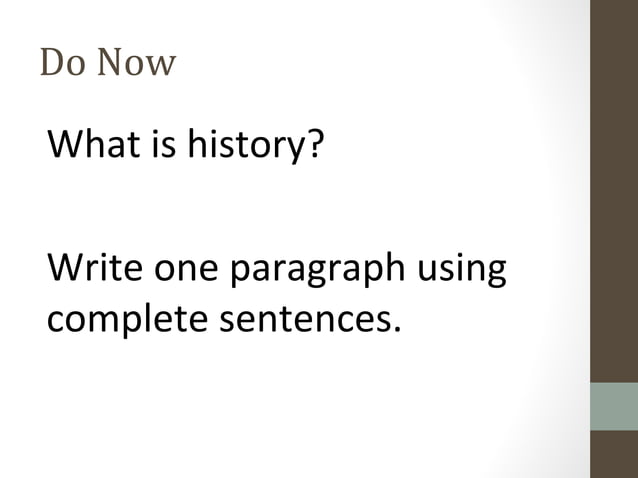 Lesson 01 What does a historian do? | PPT