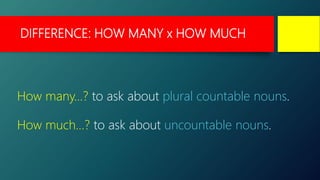 Lesson 20 countable and uncountable nouns | PPT