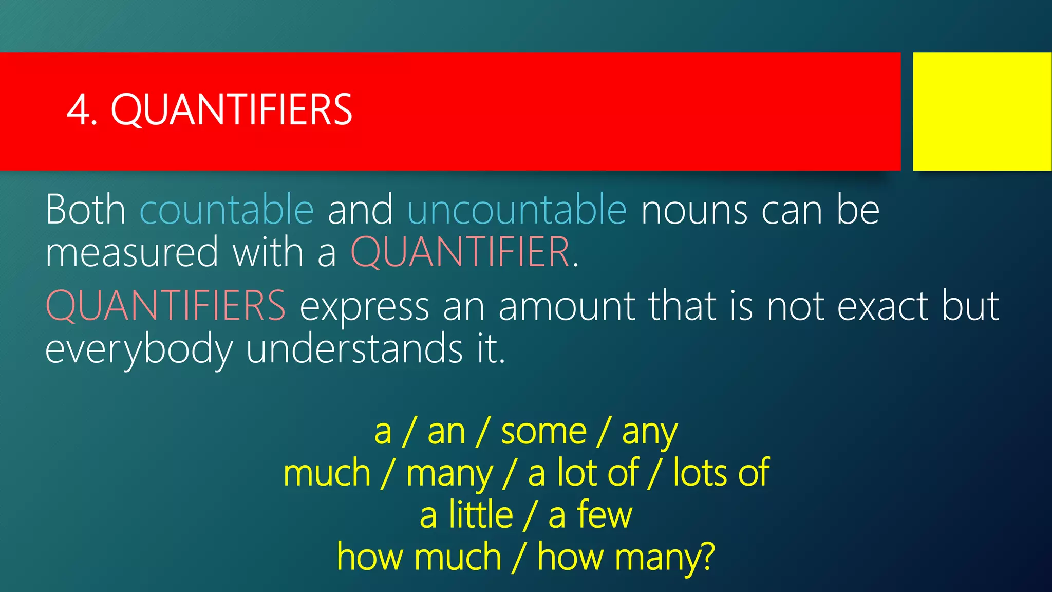 Lesson 20 countable and uncountable nouns | PPTX