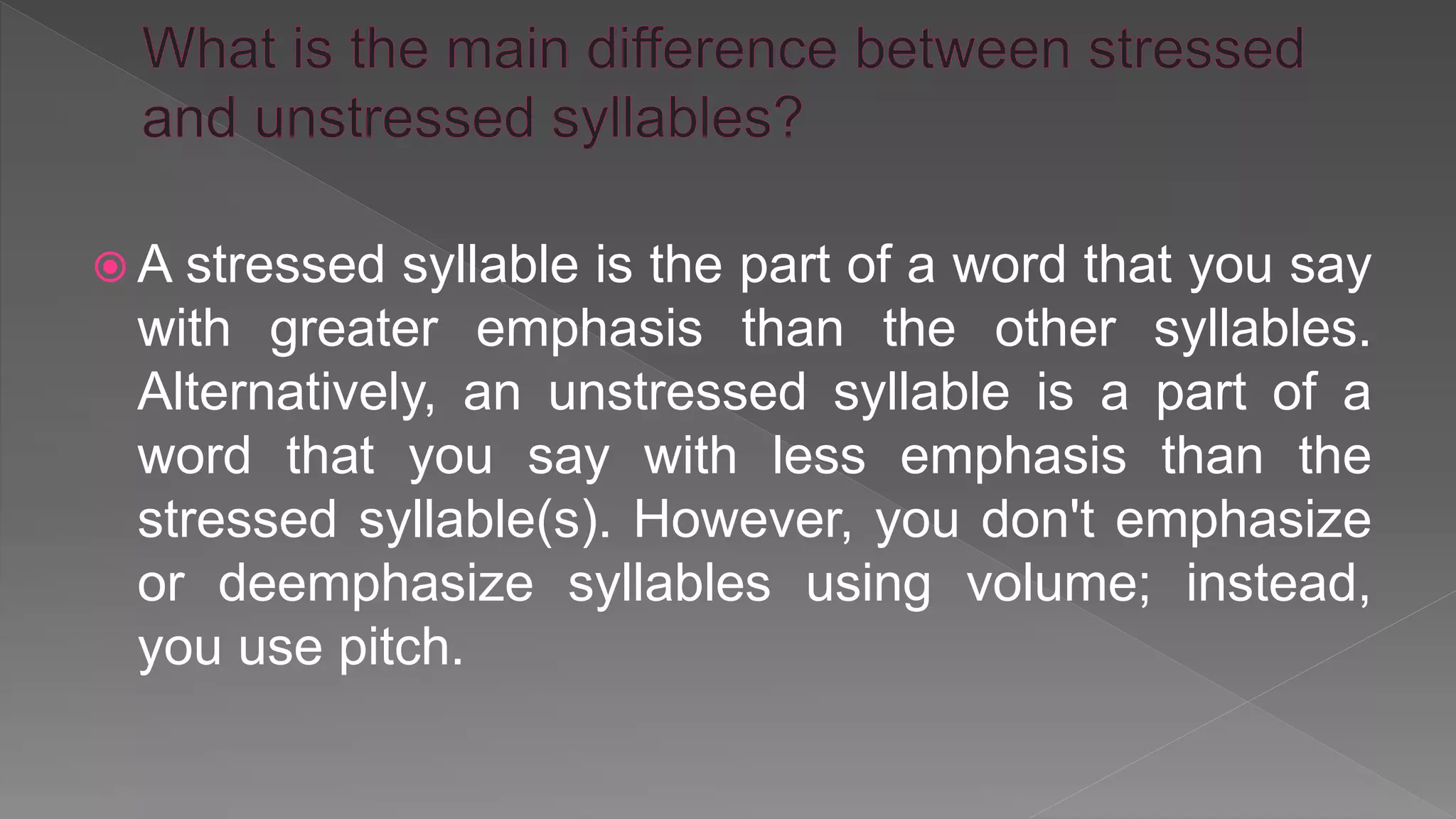 Lesson-22. Stressed and unstressed syllables.pptx
