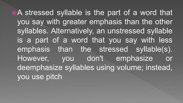Lesson-22. Stressed and unstressed syllables.pptx