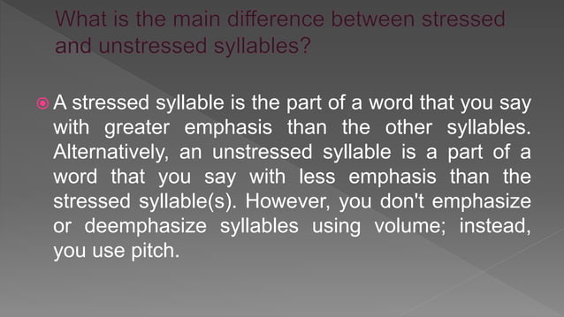 Lesson-22. Stressed and unstressed syllables.pptx