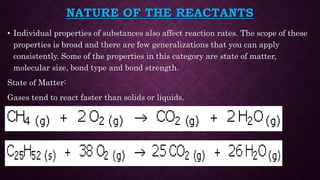 Factors Affecting Reaction Rates | PPTX