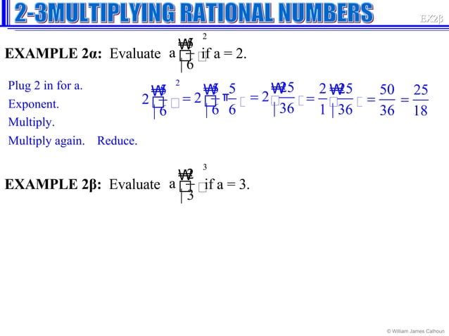 Lesson 2 3 Multiplying Rational Numbers | PPT