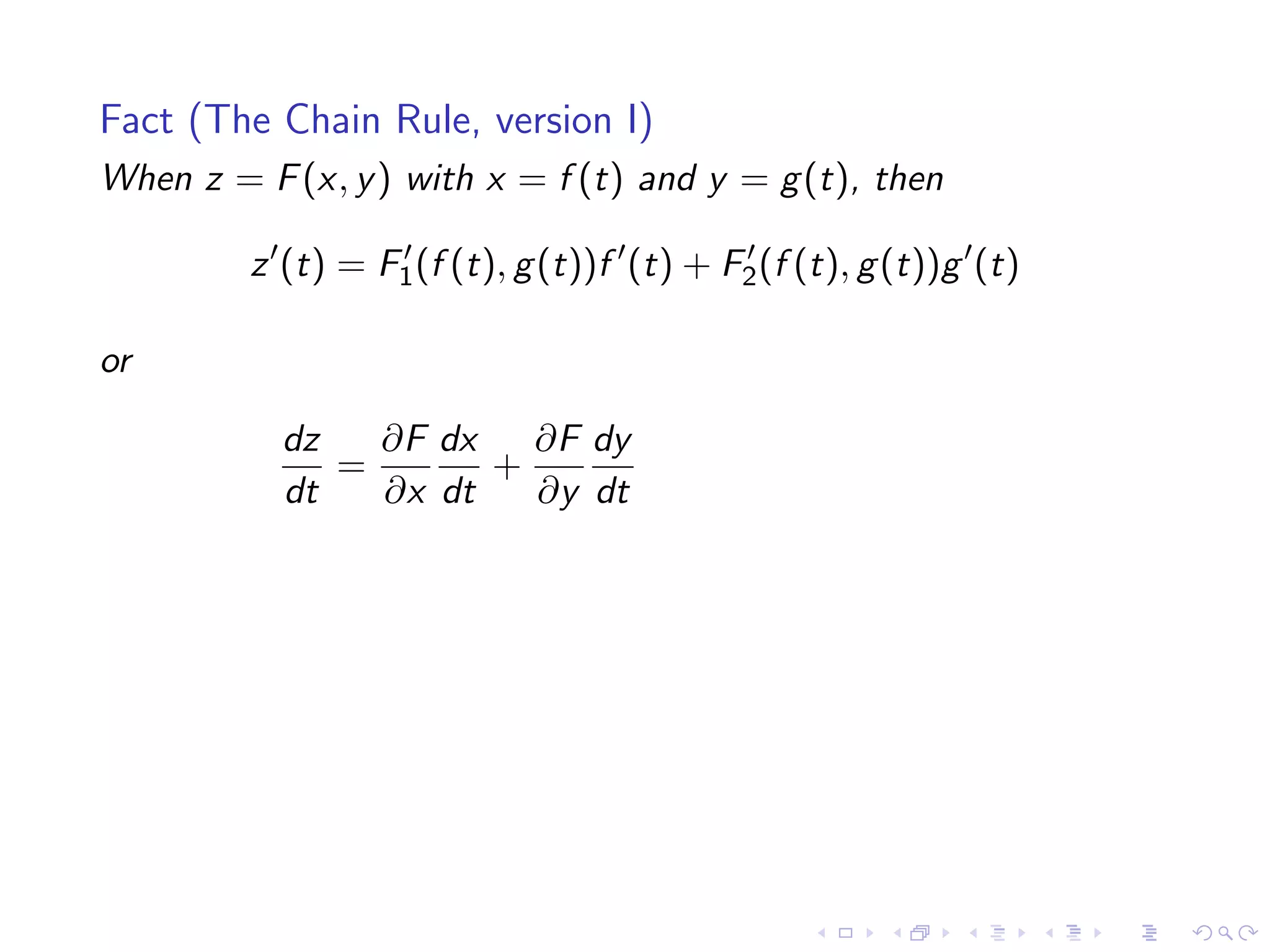 Lesson 23: The Chain Rule | PPT