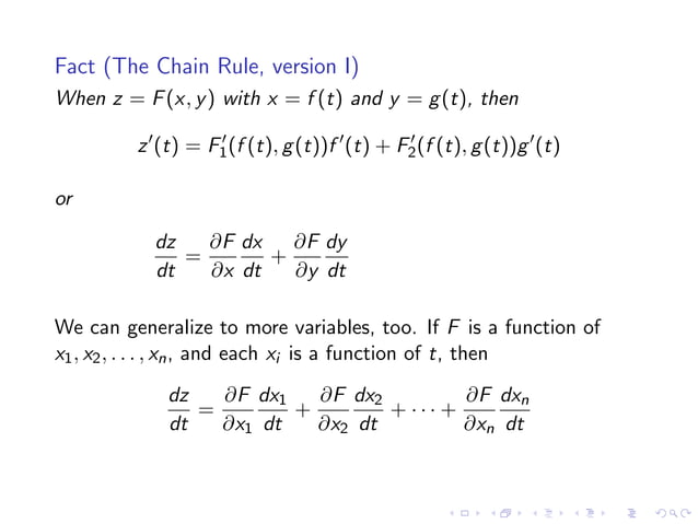 Lesson 23: The Chain Rule | PPT