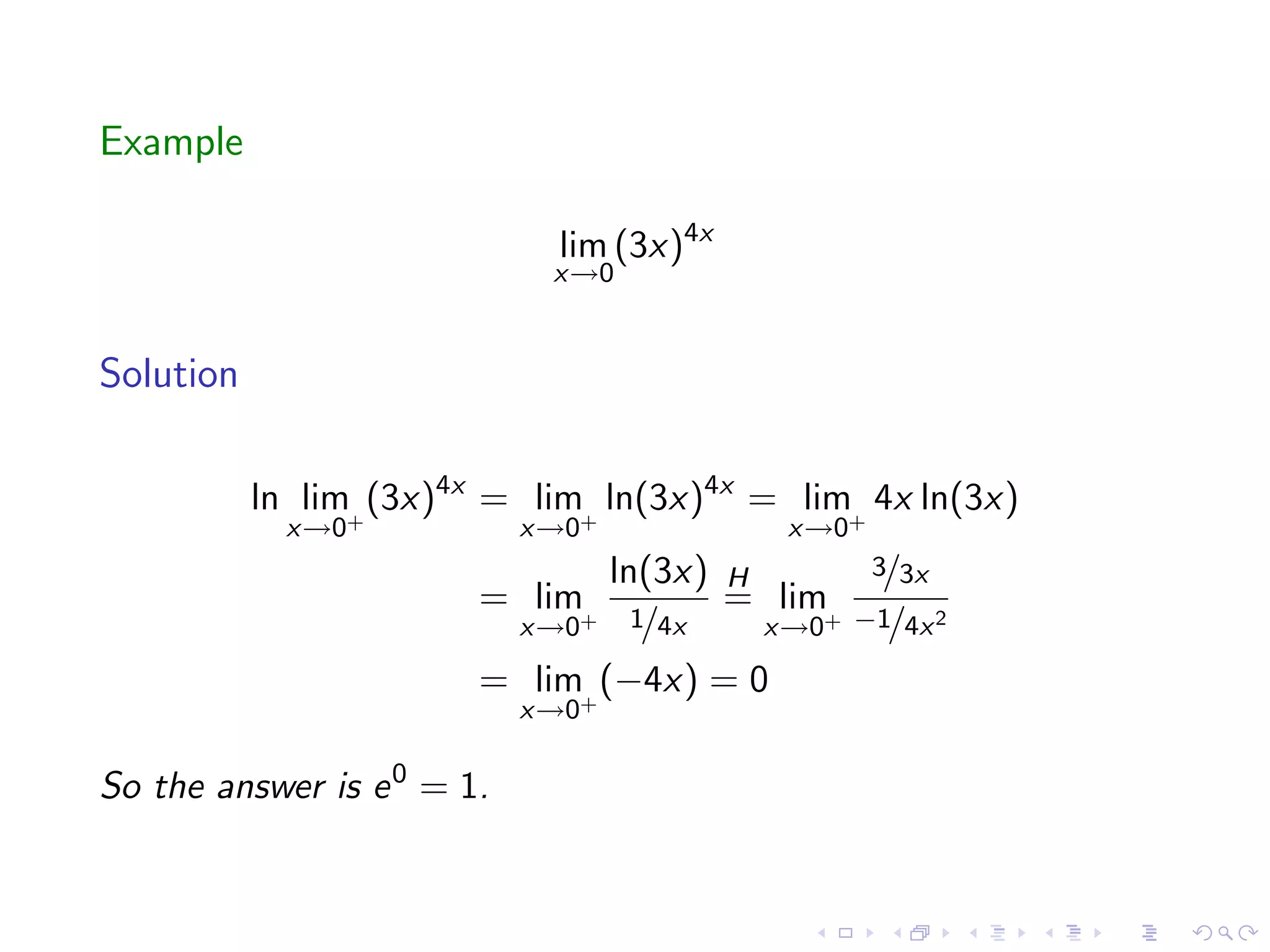 Lesson 25: Indeterminate Forms and L'Hôpital's Rule | PPT