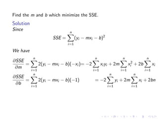 Lesson 26: Optimization II: Data Fitting | PDF
