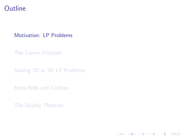 Lesson 29: Linear Programming I | PDF