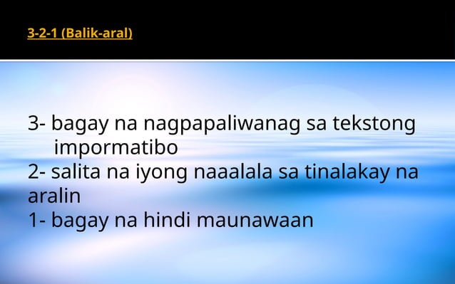 Lesson-2_Tekstong-Impormatibo presentation | PPT