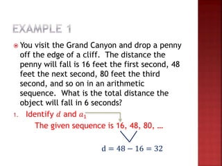 Arithmetic Sequence Grade 10 department of mathematics | PPTX