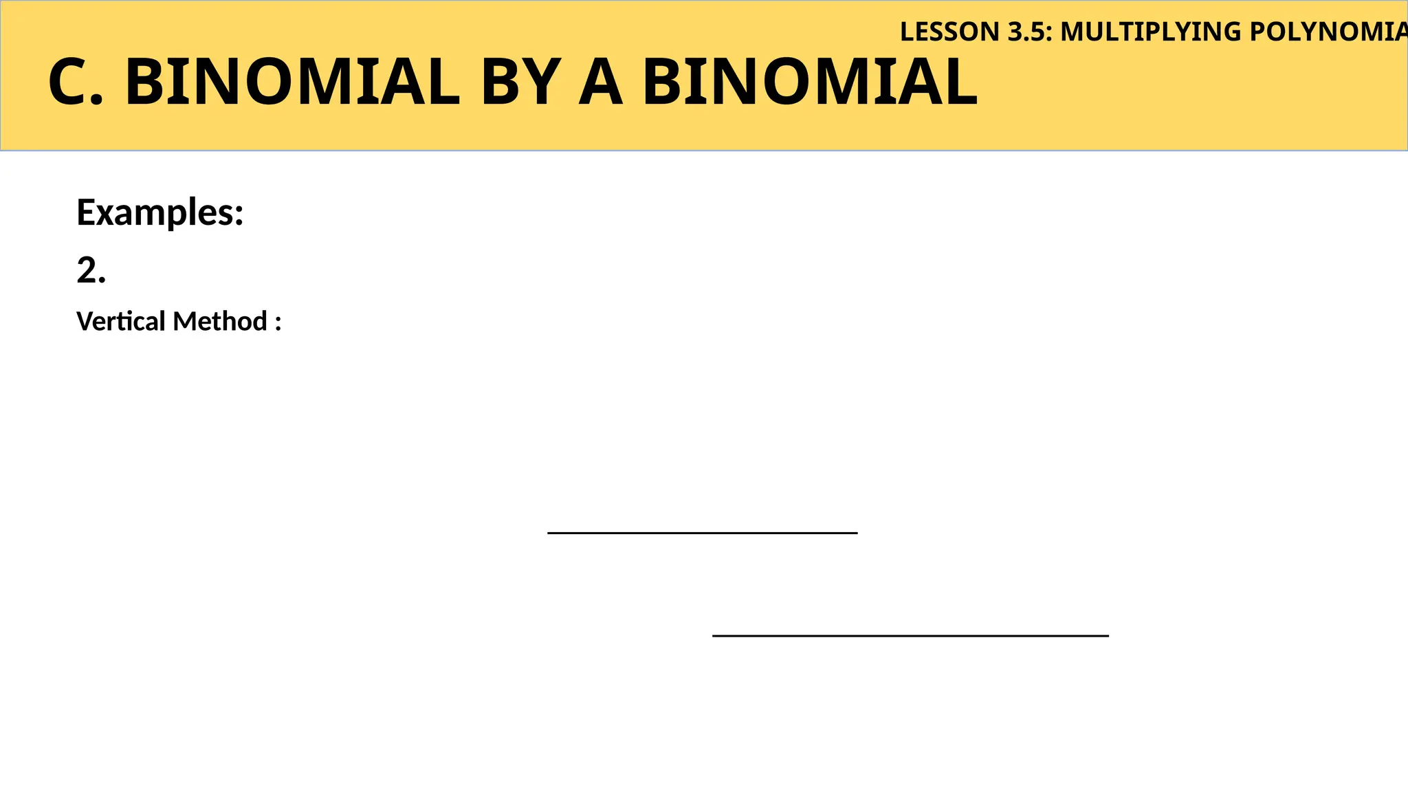 Lesson about Multiplying Polynomials.pptx | Homework and Study | Education