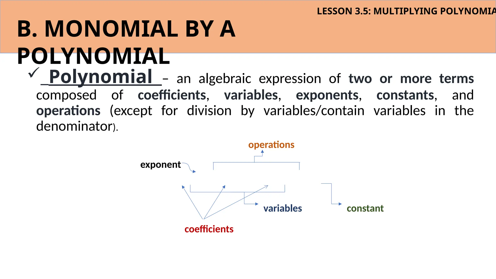 Lesson about Multiplying Polynomials.pptx | Homework and Study | Education