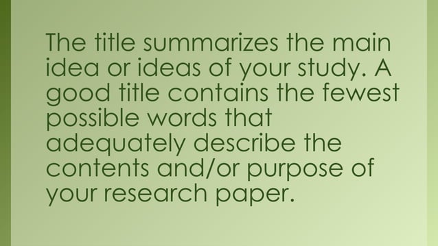 lesson-3.-research-title making for shs class | PPTX