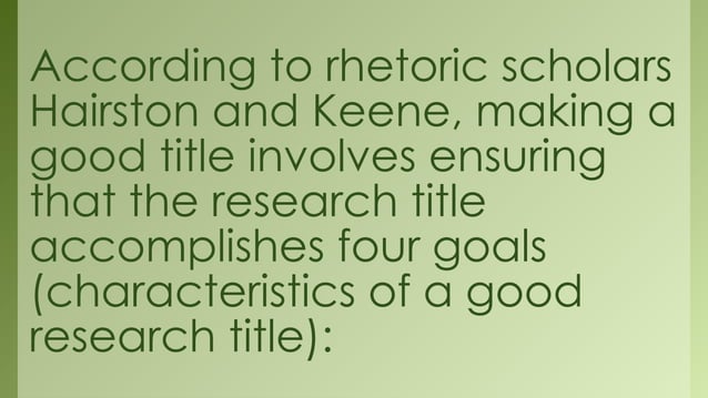 lesson-3.-research-title making for shs class | PPTX