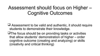 Lesson-3. Alternative Assessment.. ..... | PPTX