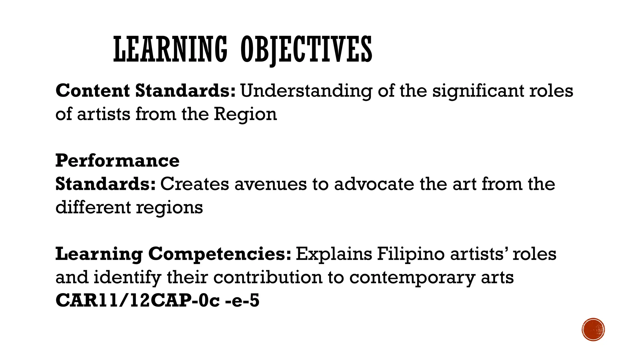 NATIONAL ARTIST PPT GRADE 12 CONTEMPORARY PHILIPPINE ART FORMS | PPTX