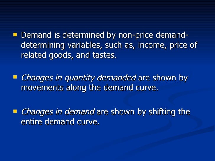 Lesson 3 Demand Theory