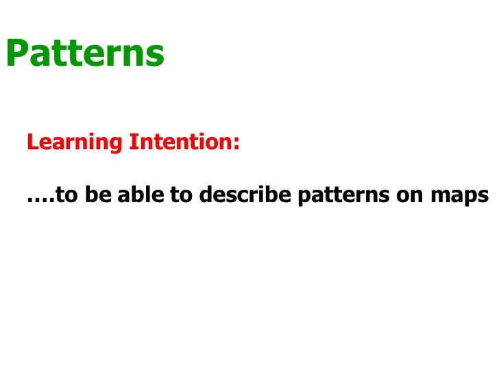 Lesson 3 - Describing Patterns