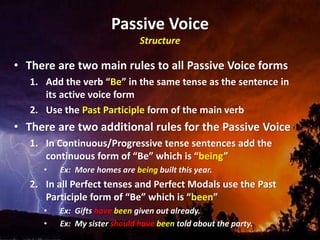 ENGLISH-lesson -NUMBER- 3- the-passive-voice | PPTX