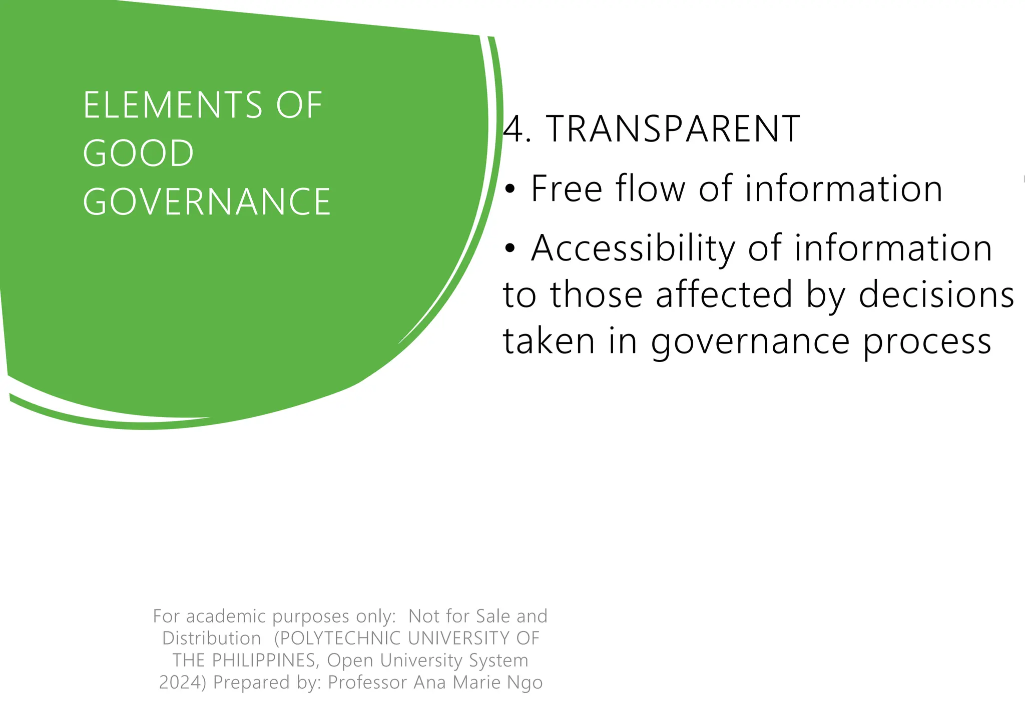 Presentation about Government vs Governance | PDF