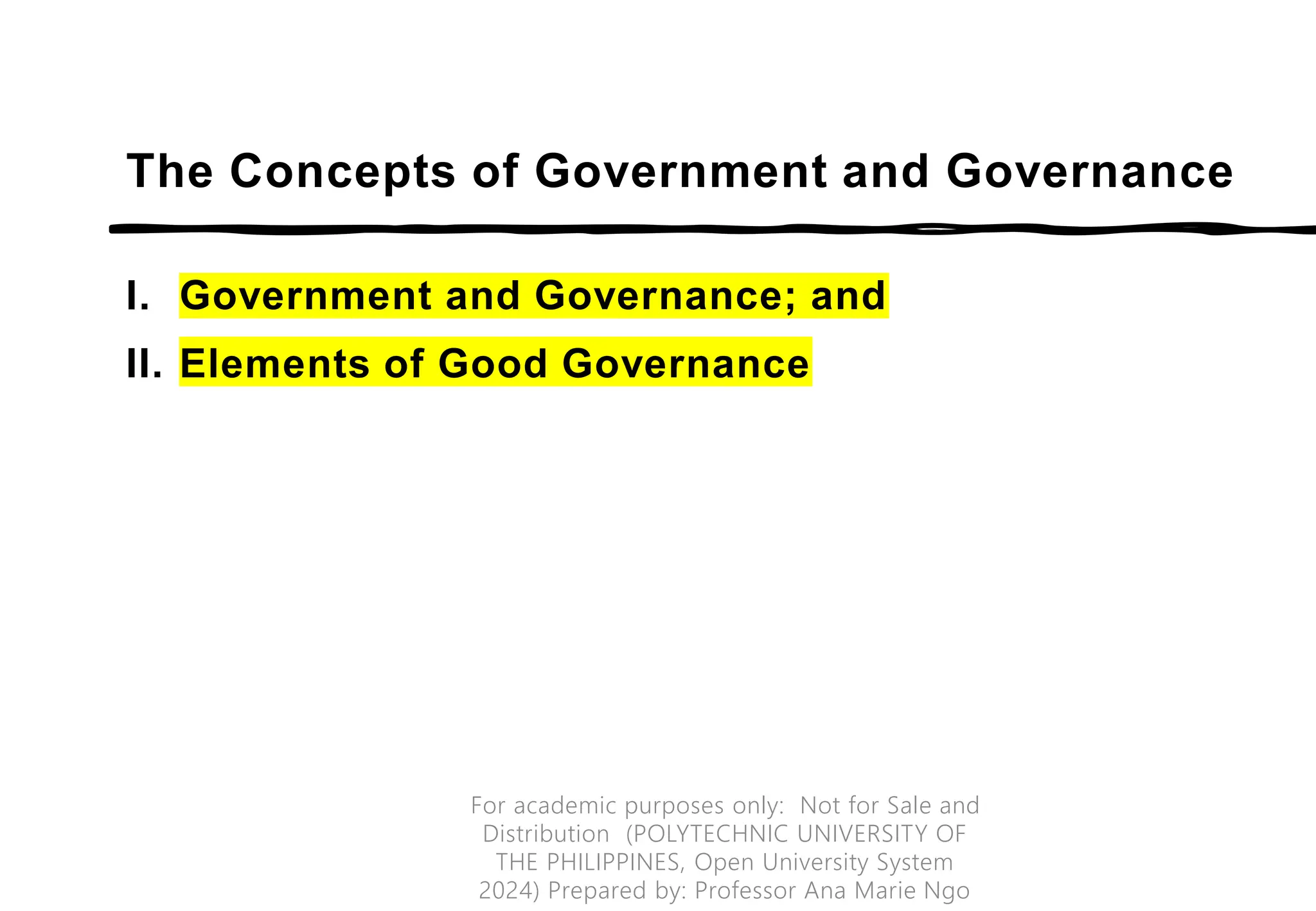 Presentation about Government vs Governance | PDF | Business | Business ...