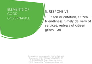 Presentation about Government vs Governance | PDF