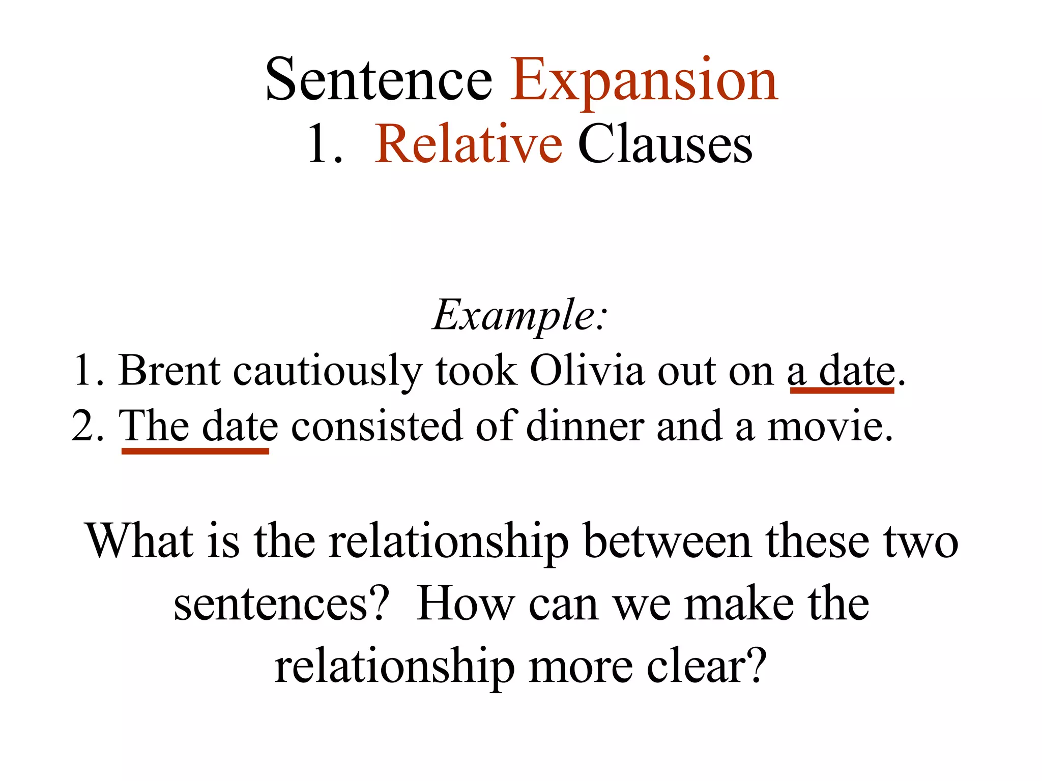 Lesson 3 Sentence Expansion | PPT | Education