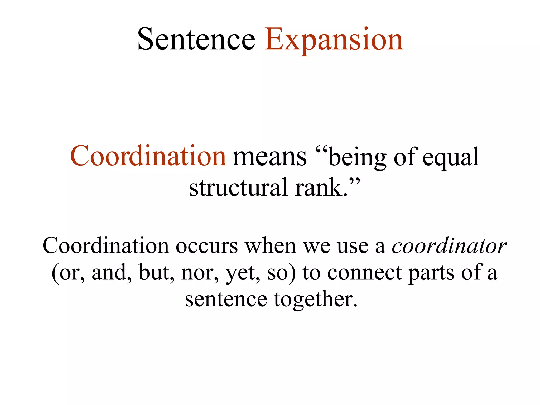 Lesson 3 Sentence Expansion | PPT