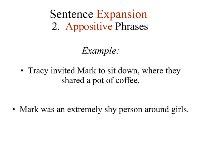 Lesson 3 Sentence Expansion | PPT | Homework and Study | Education