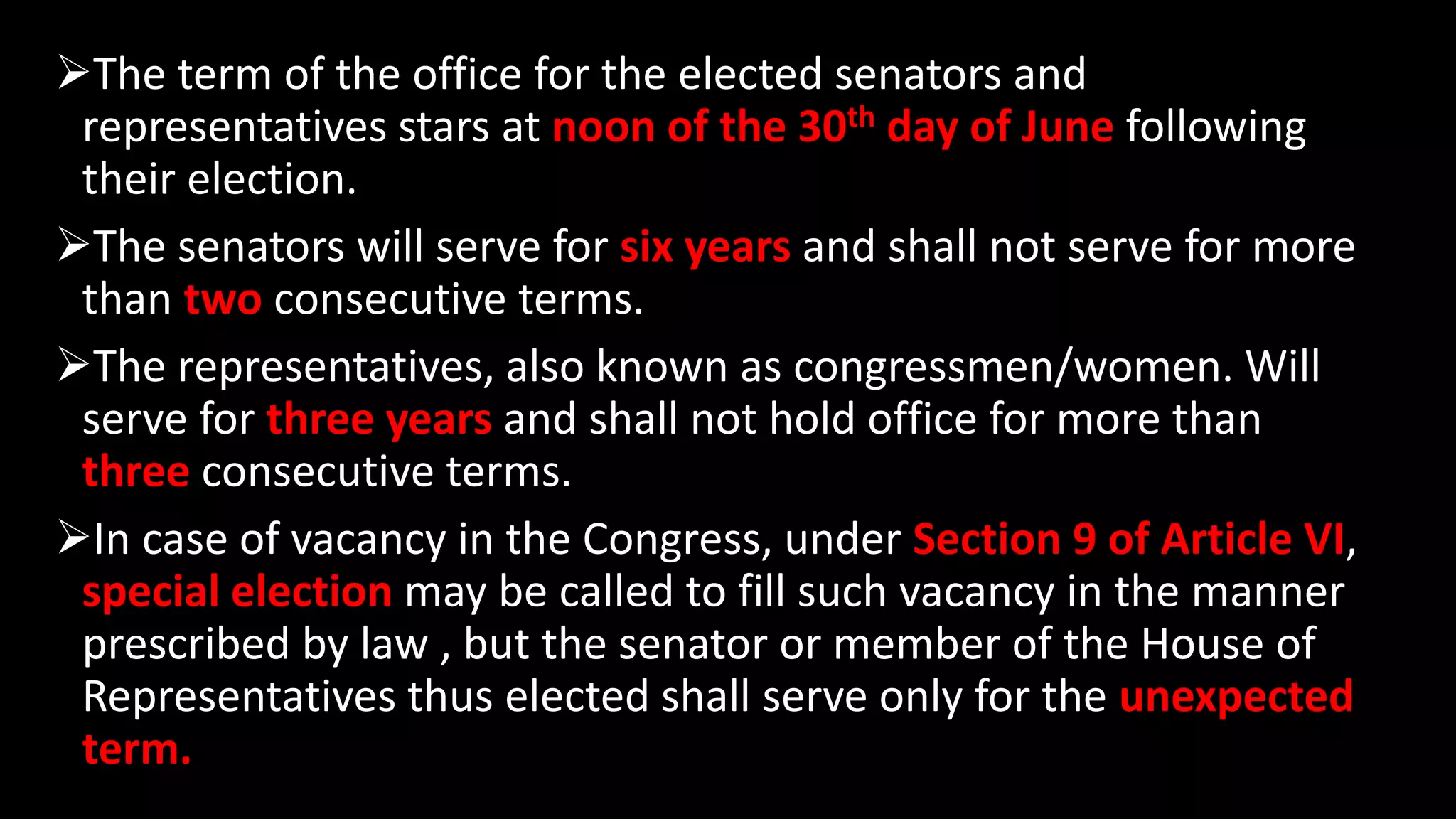 Lesson 7 - LEGISLATIVE DEPARTMENT | PPTX