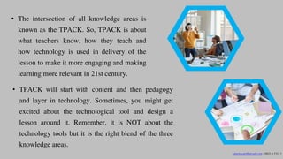 TPACK Framework by Mishra and Kohler Tech for teaching | PDF | Education