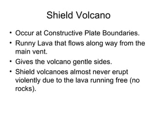 Lesson 3 Types Of Volcanoes | PPT
