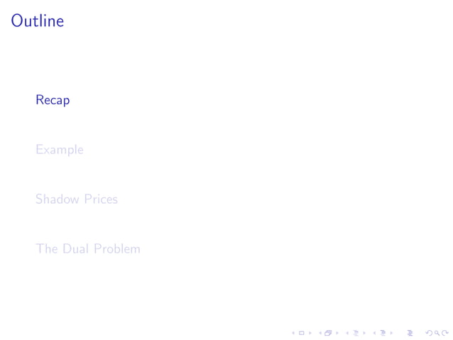Lesson 30: Duality In Linear Programming | PDF