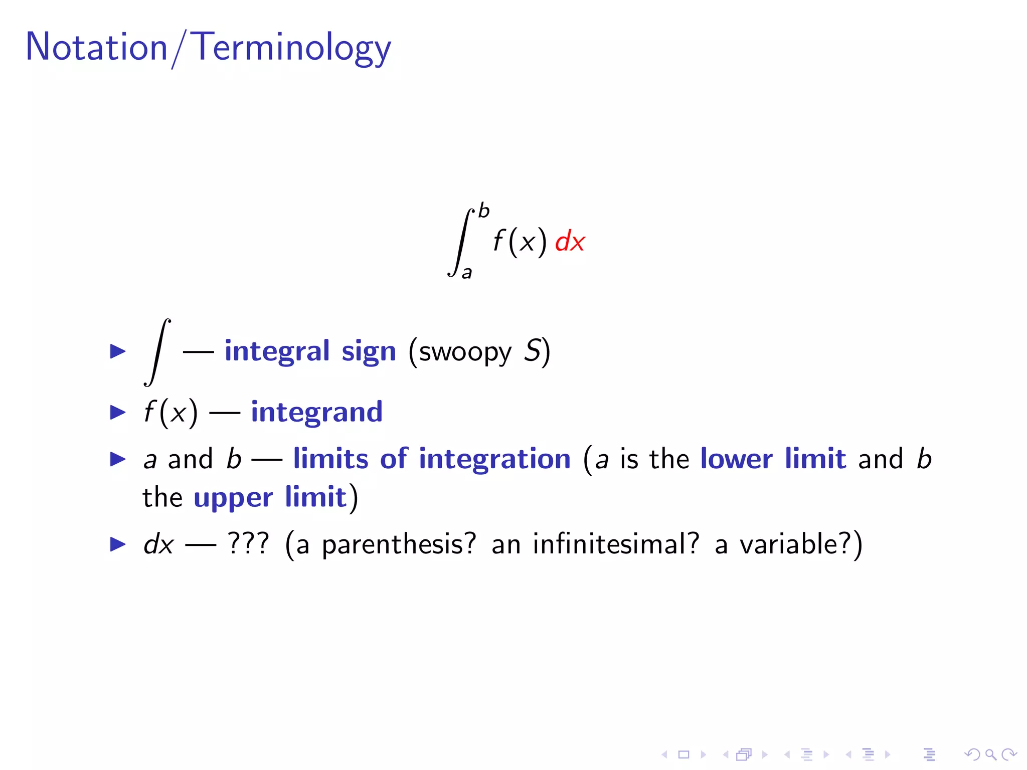 Lesson 30: The Definite Integral | PPT