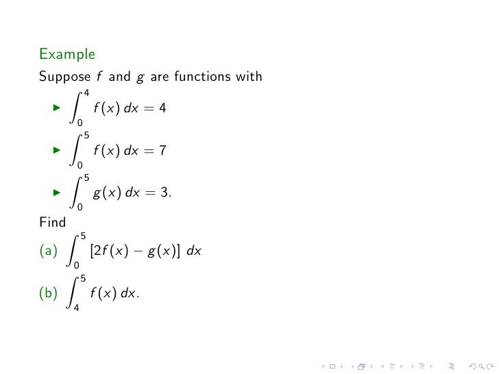 Lesson 30: The Definite Integral