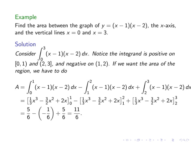 Lesson 31: Evaluating Definite Integrals | PPT