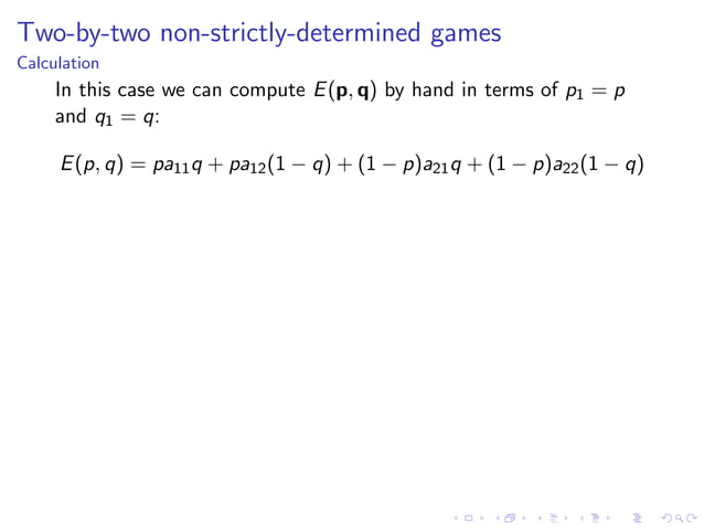 Lesson 34: Introduction To Game Theory | PPT