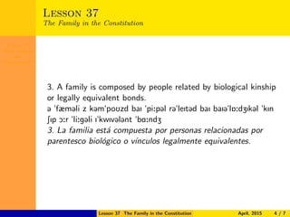 The Family in the Constitution | PDF