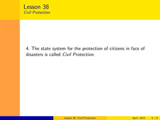 Civil Protection | PDF