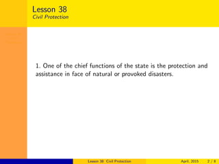 Civil Protection | PDF